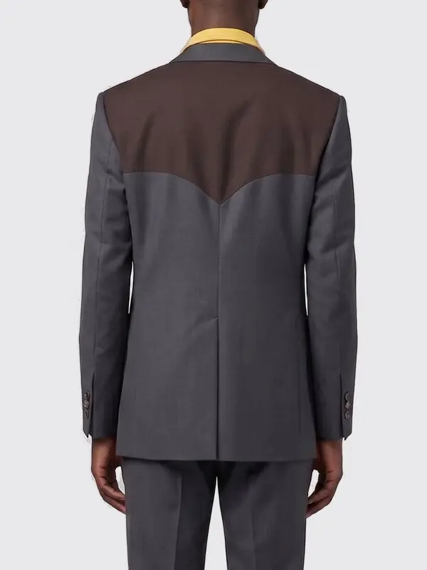 Versace Tailored Blazer With Notched Lapel