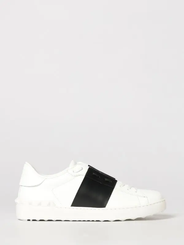 Valentino Garavani Open Leather Sneakers - White 1