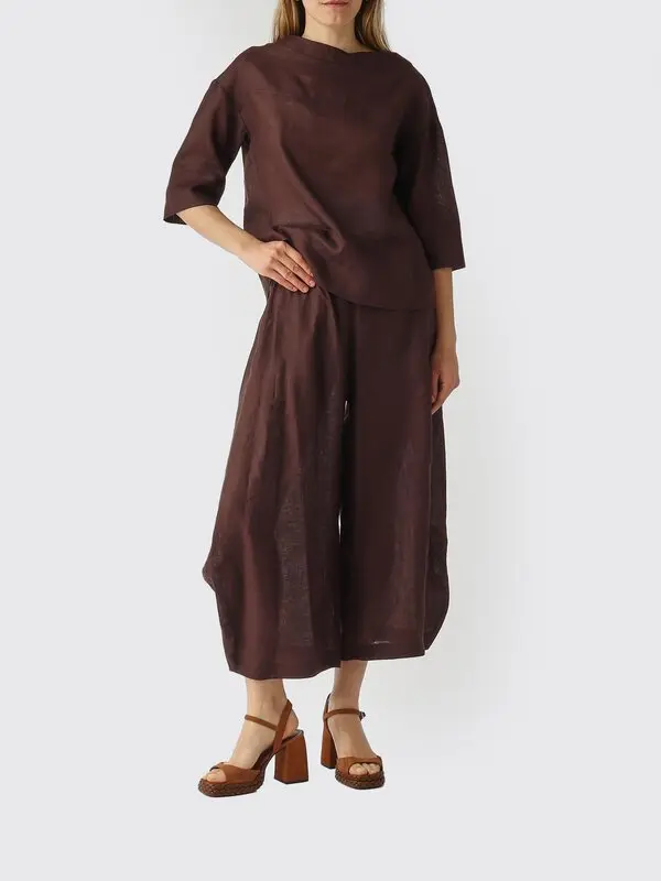 MEIMEIJ Linen Cropped Trousers