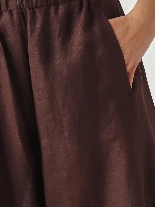 MEIMEIJ Linen Cropped Trousers