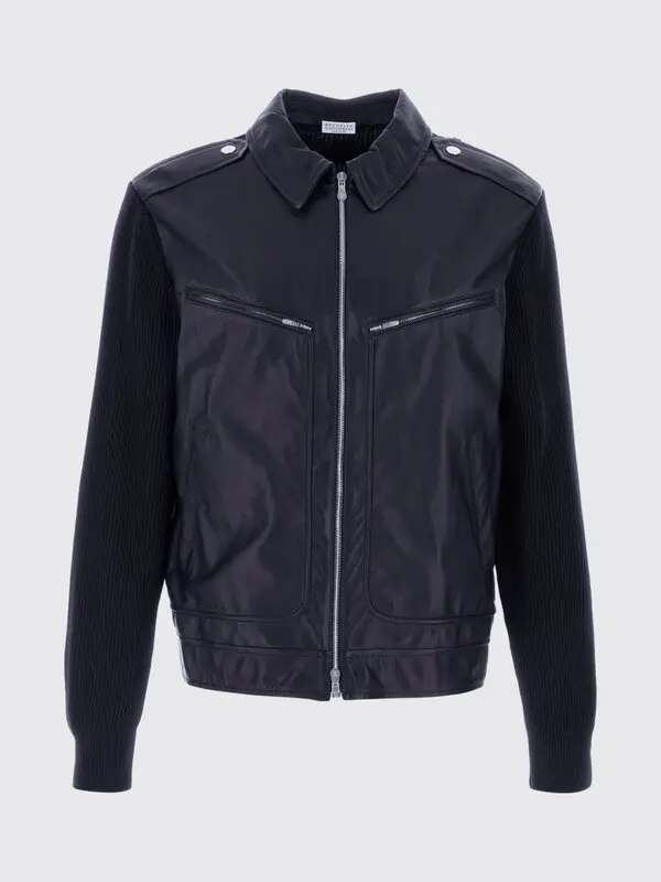 Brunello Cucinelli Leather Jacket