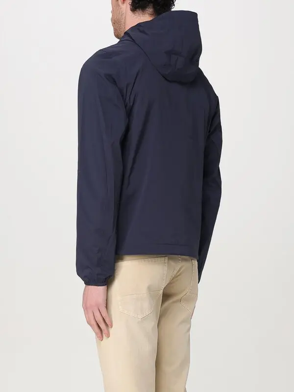 K-WAY Zip-up Hooded Jacket - Navy