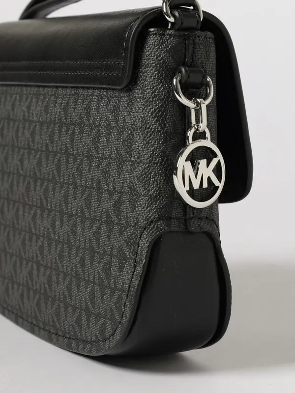 Michael Kors Bag In Coated Cotton With Mk Monogram