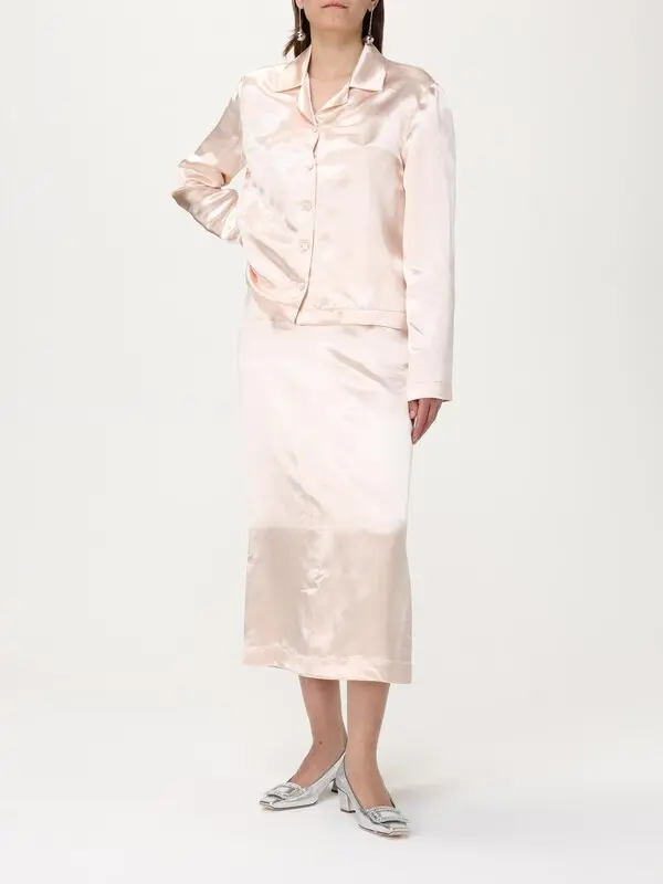 Philosophy Di Lorenzo Serafini Satin Button-up Shirt - Pink