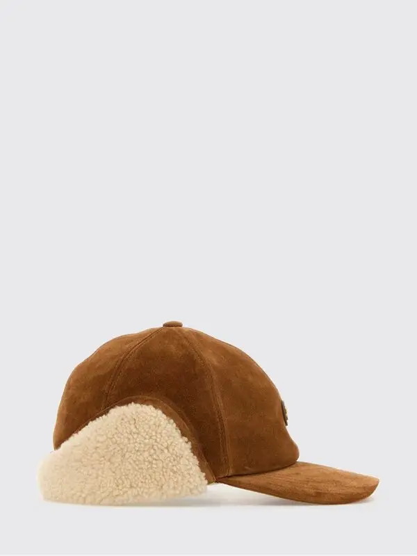 Valentino Garavani Vlogo Suede Hat With Earflaps