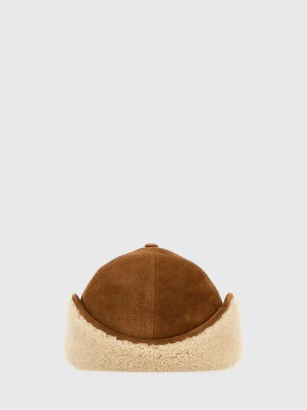 Valentino Garavani Vlogo Suede Hat With Earflaps