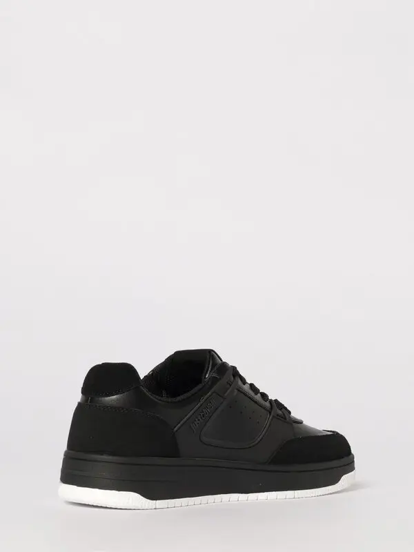 Just Cavalli Leather Sneakers - Black