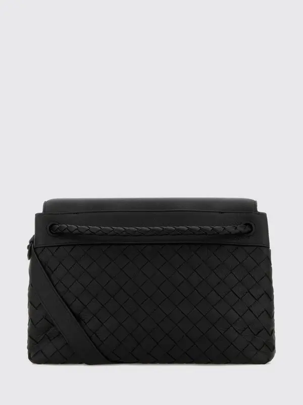 Bottega Veneta Andiamo Woven Leather Messenger Bag