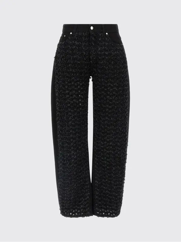 Stella McCartney Denim Jeans With Bouclé Inserts