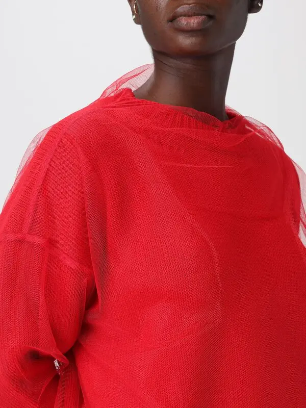 MSGM Tulle Overlay Knit Jumper