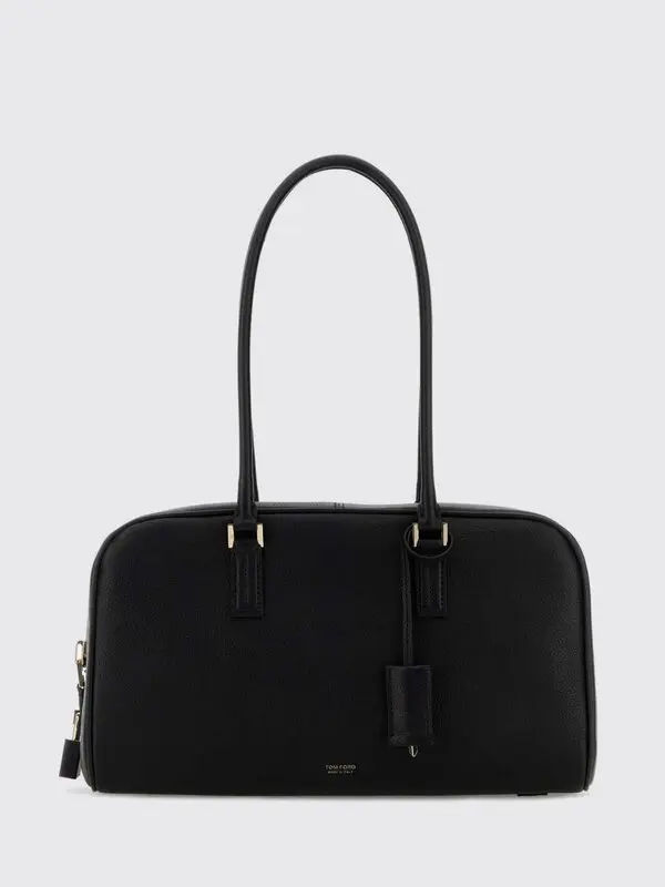 TOM FORD Padlock Grained Leather Bag