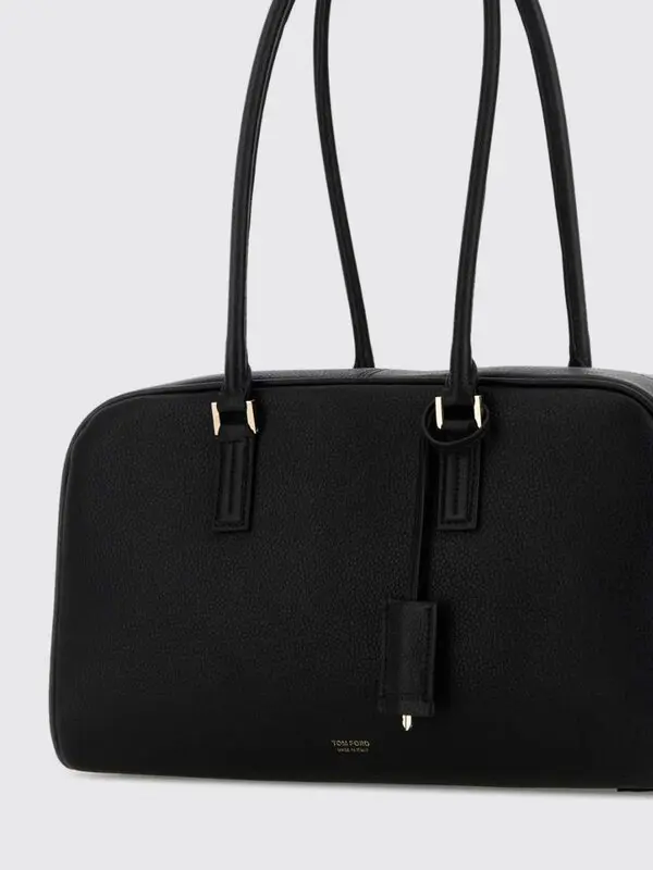 TOM FORD Padlock Grained Leather Bag