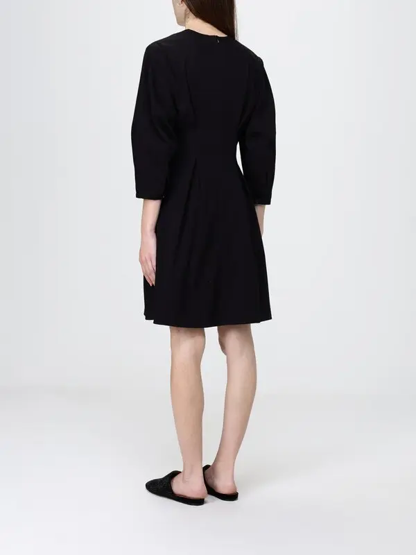 TOTEME Organic Cotton Mini Dress - Black