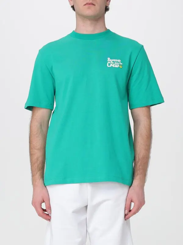 BARROW Printed Cotton T-shirt - Green