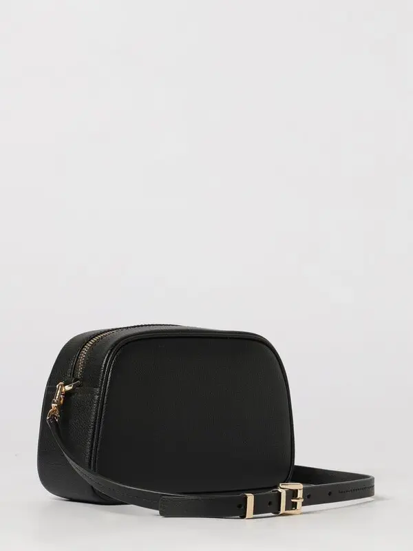 Michael Kors Jet Set Bag In Grained Leather - Black