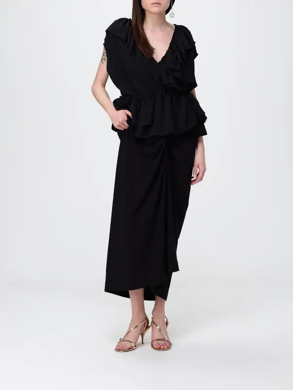 Dries Van Noten Cotton Pareo Skirt