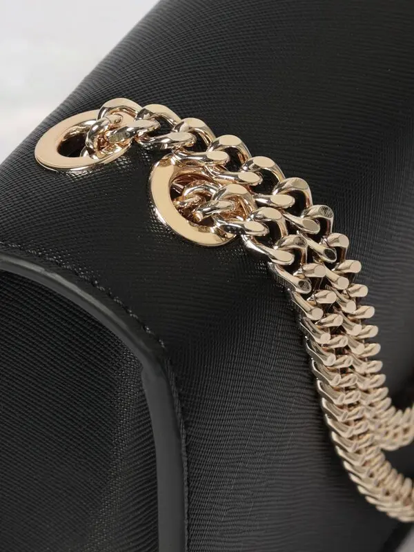 Just Cavalli Saffiano Faux Leather Shoulder Bag