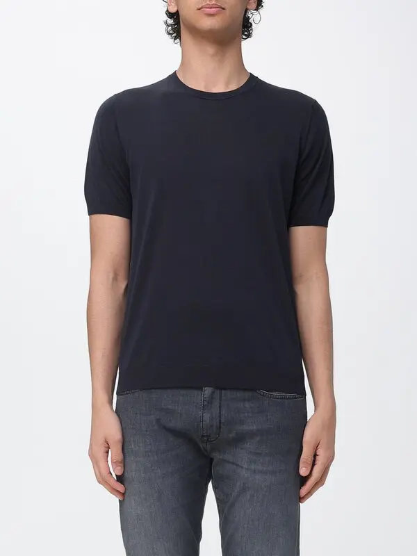 DRUMOHR Basic Crew Neck Knit - Blue