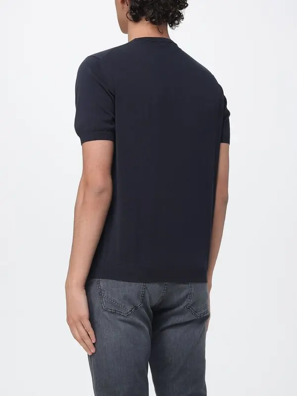 DRUMOHR Basic Crew Neck Knit - Blue