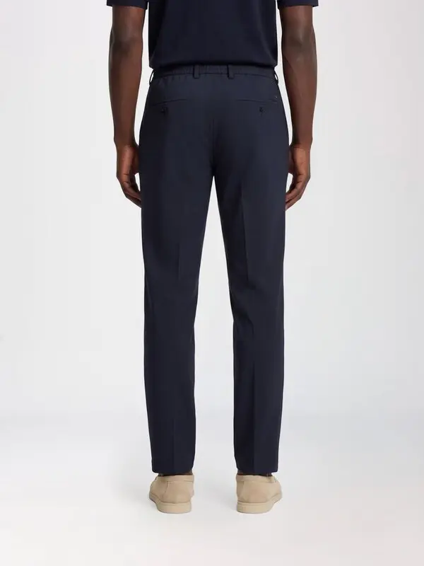 BOSS Stretch Synthetic Fiber Crêpe Trousers