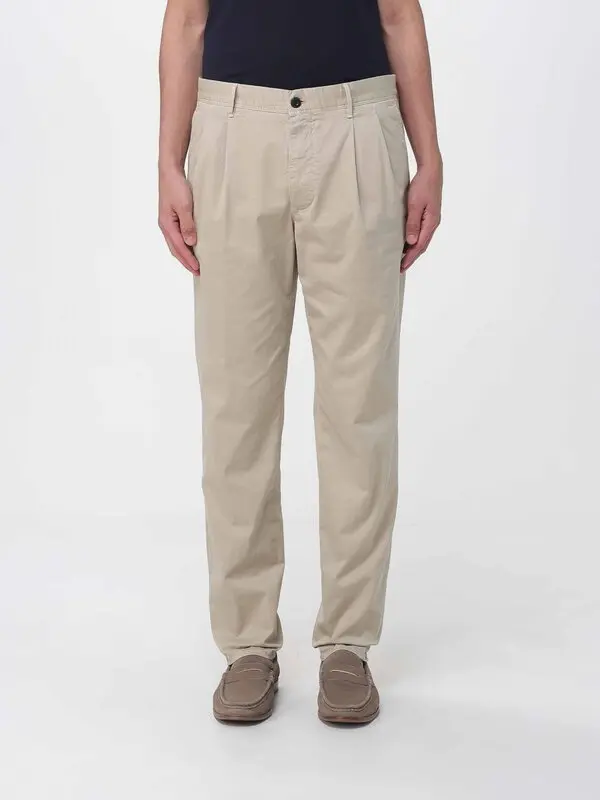 Incotex Cotton Chino Trousers - Beige