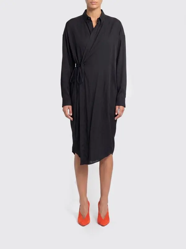 Balenciaga Midi Wrap Dress