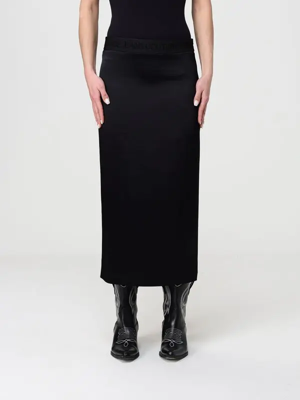 Versace Stretch Viscose Midi Skirt