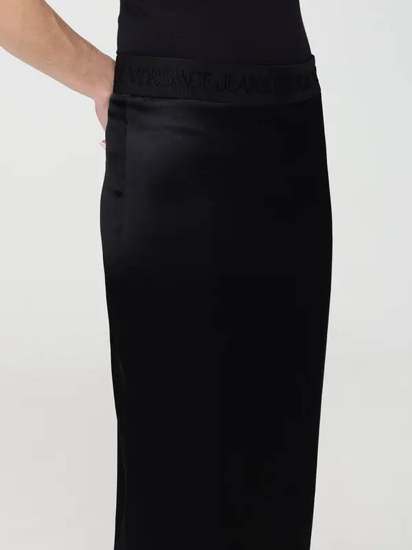 Versace Stretch Viscose Midi Skirt