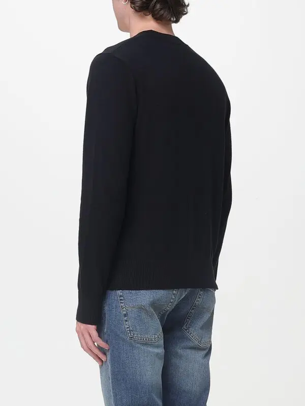 Versace Cotton And Cashmere Logo Jumper