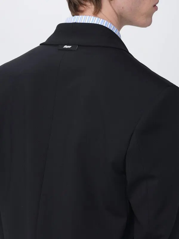 MSGM Single-breasted Virgin Wool Blazer