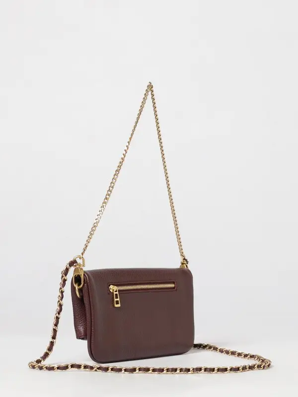 Zadig&Voltaire Rock Nano Grained Calfskin Leather Crossbody Bag - Violet