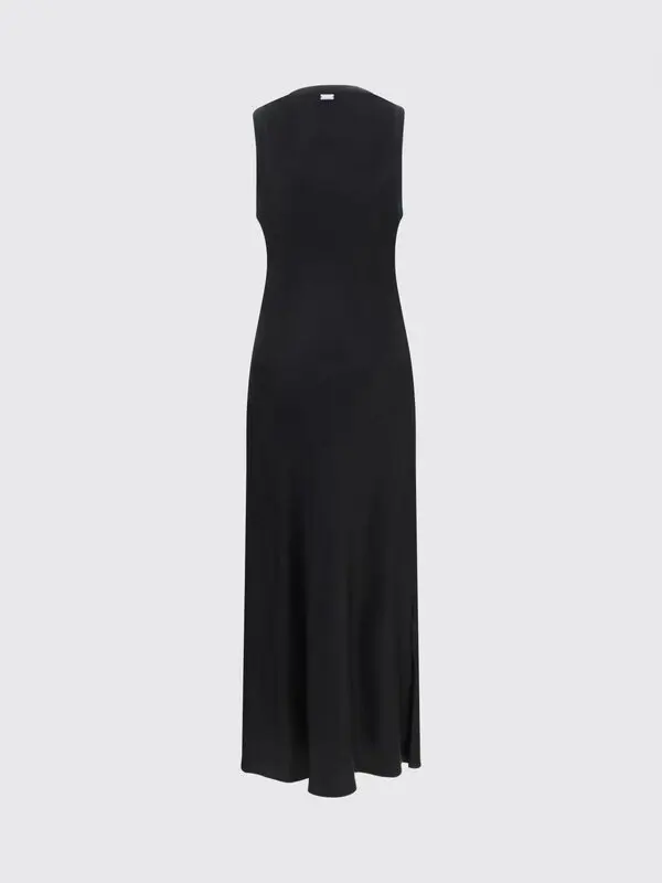 AMI Paris Long Satin Dress