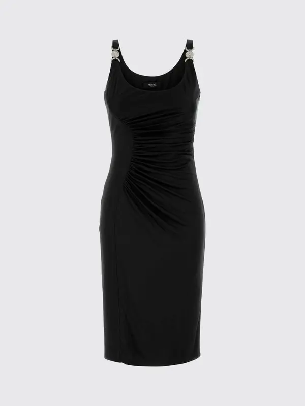 Versace Ruched Midi Dress