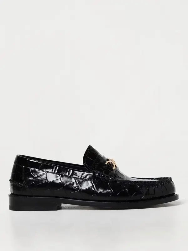 Versace Loafers With Medusa Hardware