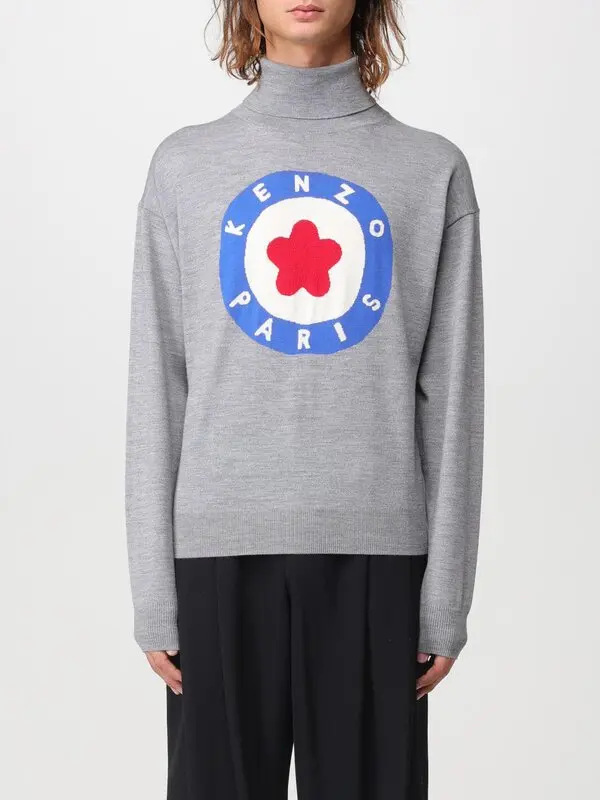 Kenzo Paris" Logo Turtleneck Sweater