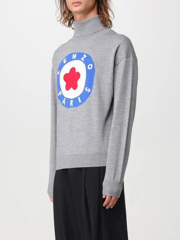 Kenzo Paris" Logo Turtleneck Sweater