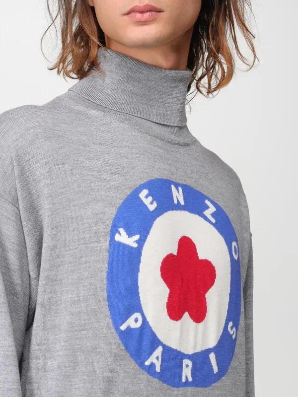 Kenzo Paris" Logo Turtleneck Sweater