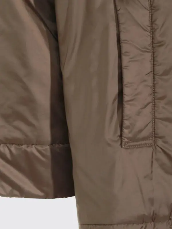 Max Mara Hooded Short Down Jacket In Technical Fabric With Dropped Shoulders
