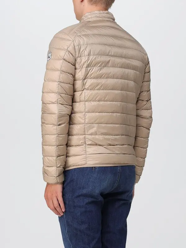 JOTT Quilted Down Jacket With Stand Collar - Beige