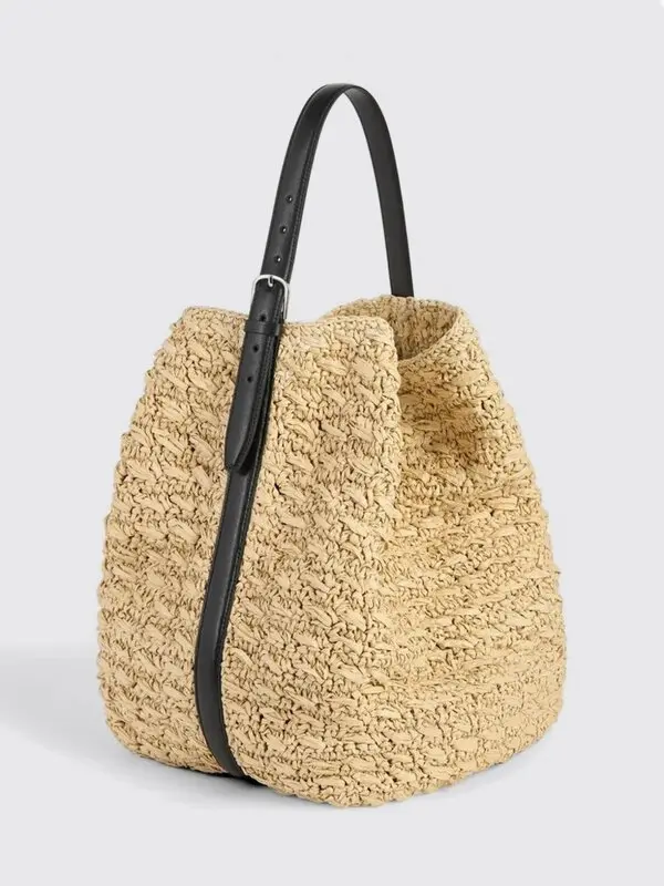 TOTEME Crochet Raffia Bag
