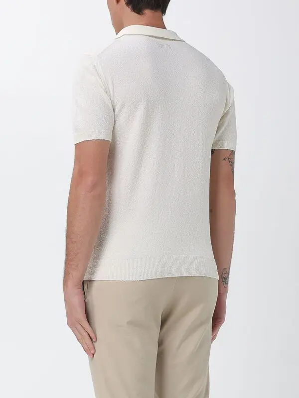 DRUMOHR Knit Polo Shirt - Milk