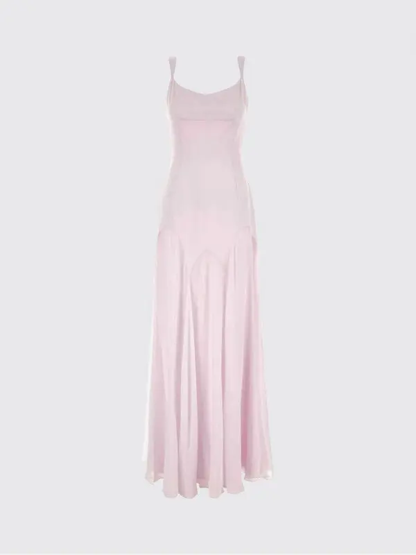 Alexander McQueen Satin Crepe Gown