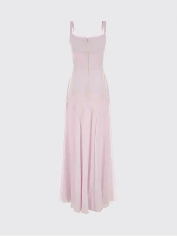 Alexander McQueen Satin Crepe Gown