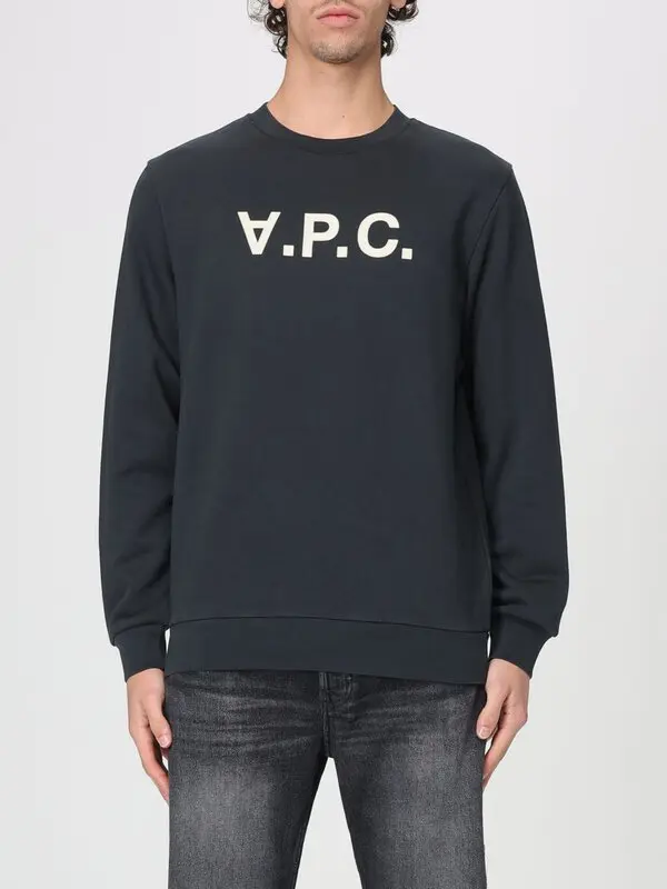 A.p.c. Crewneck Sweatshirt With Logo