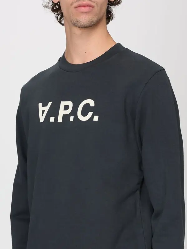 A.p.c. Crewneck Sweatshirt With Logo