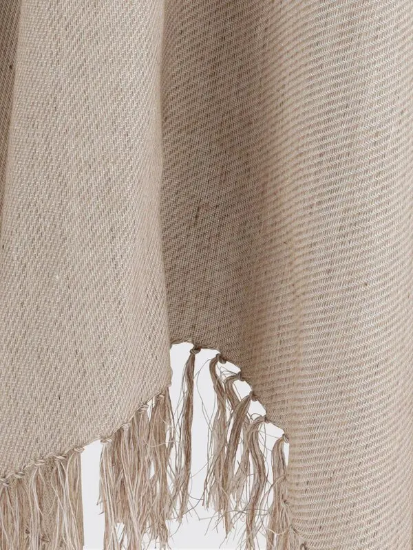 Brunello Cucinelli Linen And Viscose Cape - Beige