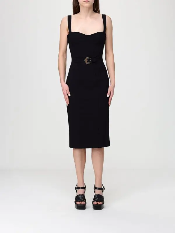 Versace Stretch Crêpe Midi Dress