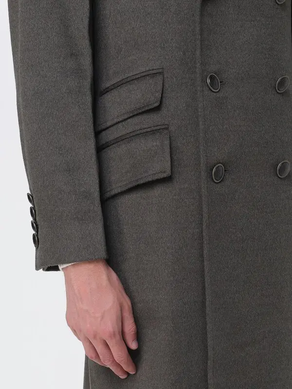 Brunello Cucinelli Double-breasted Merino Wool Knee-length Coat