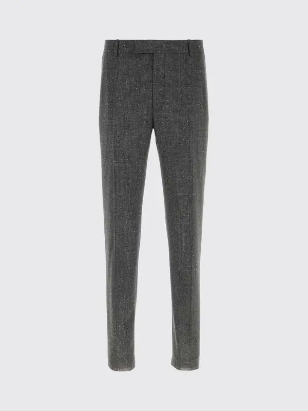 Alexander McQueen Prince Of Wales Check Wool Tailored Trousers