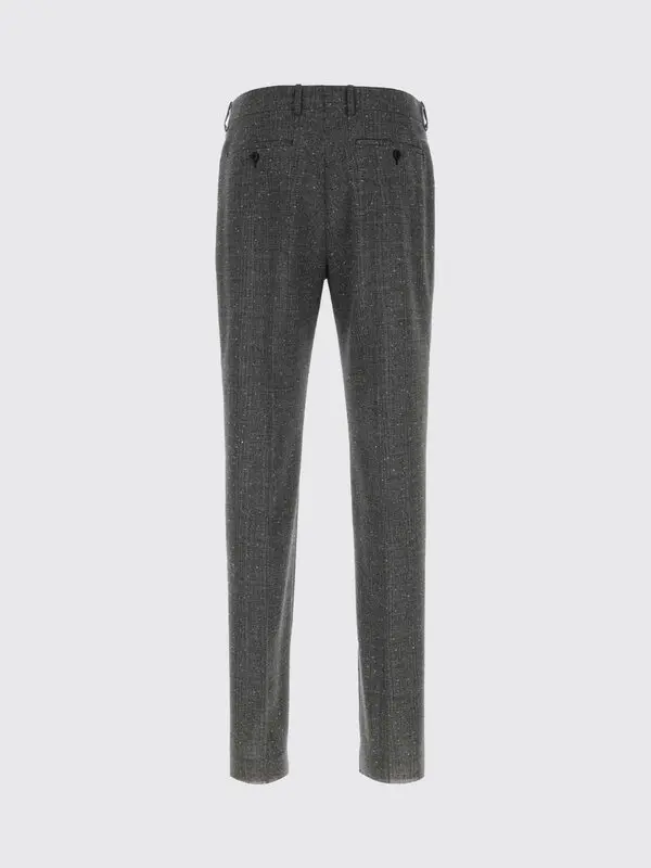 Alexander McQueen Prince Of Wales Check Wool Tailored Trousers